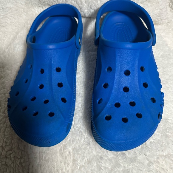 Shoes | Crocs Adult Unisex Blue Clogs W1 M12 | Poshmark